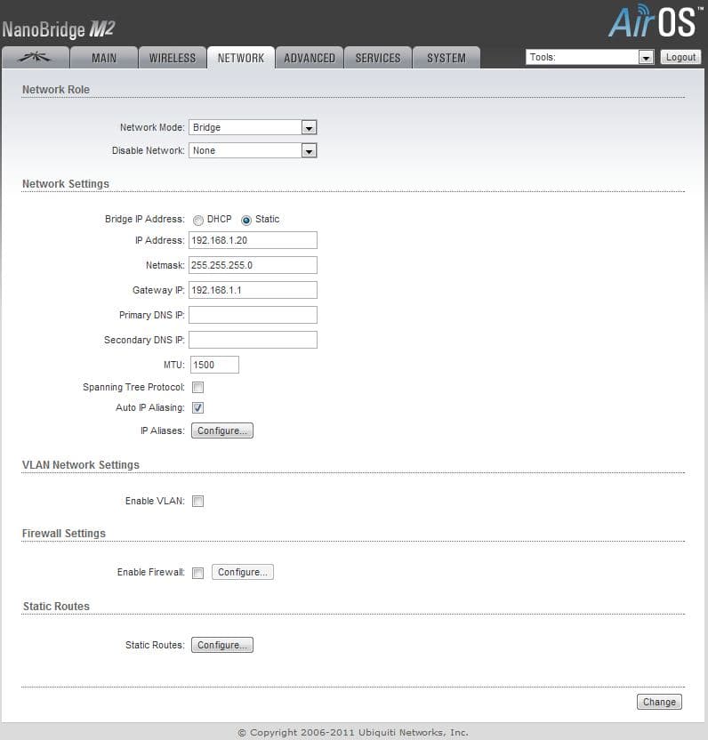 Инструкция Ubiquiti NanoBridge M2