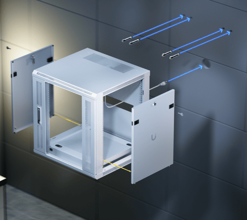 Купить 12U Slim Rack Cabinet - официальный дилер Ubiquiti UBNT.SU